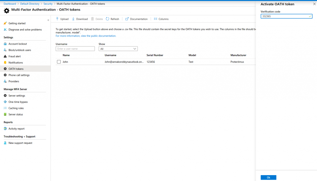 Hardware Tokens for Azure MFA - Protectimus Solutions Hardware Tokens for Azure MFA - Protectimus Solutions