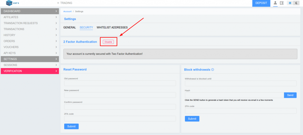 How to Set Up 2-Factor Authentication on ICE3X - Protectimus Solutions